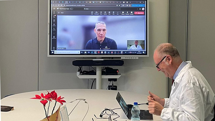 Telemedicina spaziale, Gvm (Gruppo Villa Maria) in collegamento da ...