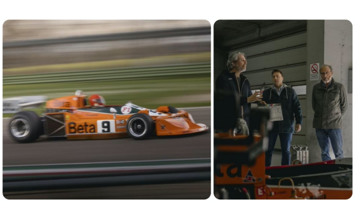 Il rombo della storica March Beta F1 761 risuona in autodromo davanti a ...